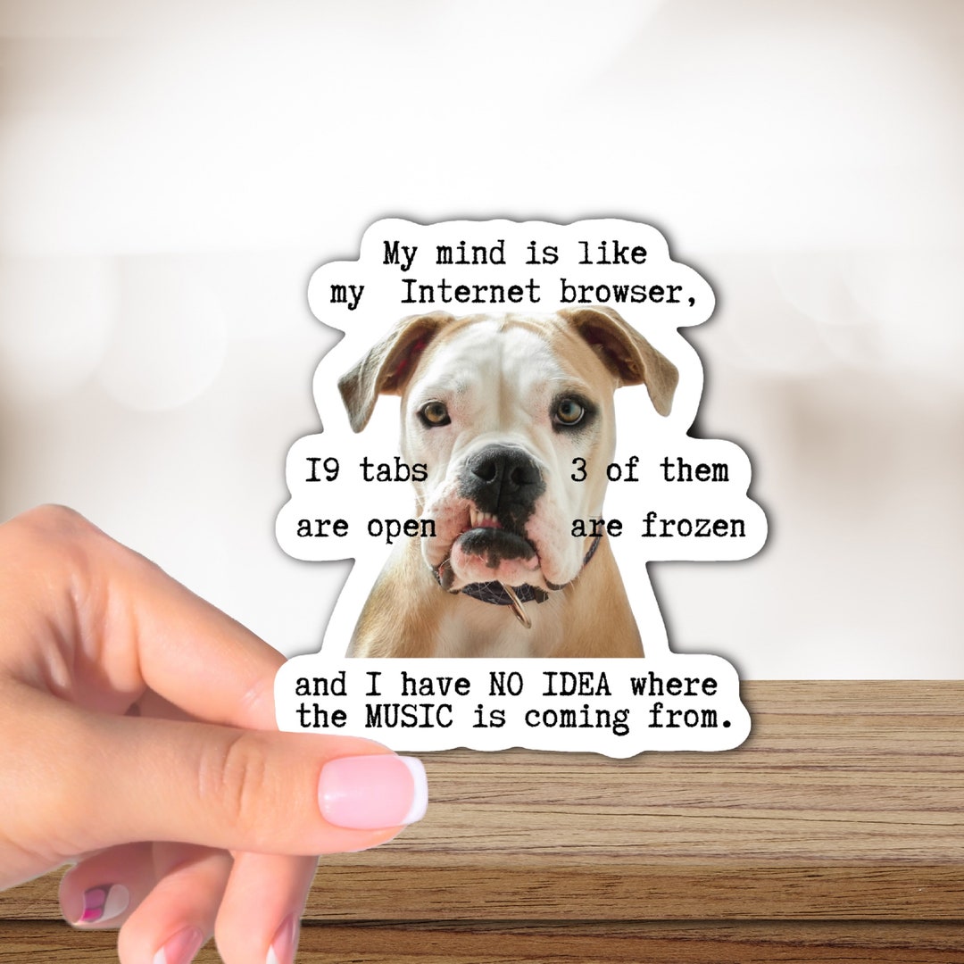 My Mind is Like My Internet, Adhd Awareness, Adhd Stickers, Adhd ...