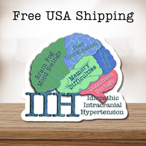 IIH Awareness, Iih Sticker, Iih Warrior, Iih Ribbon, Iih, Intracranial ...