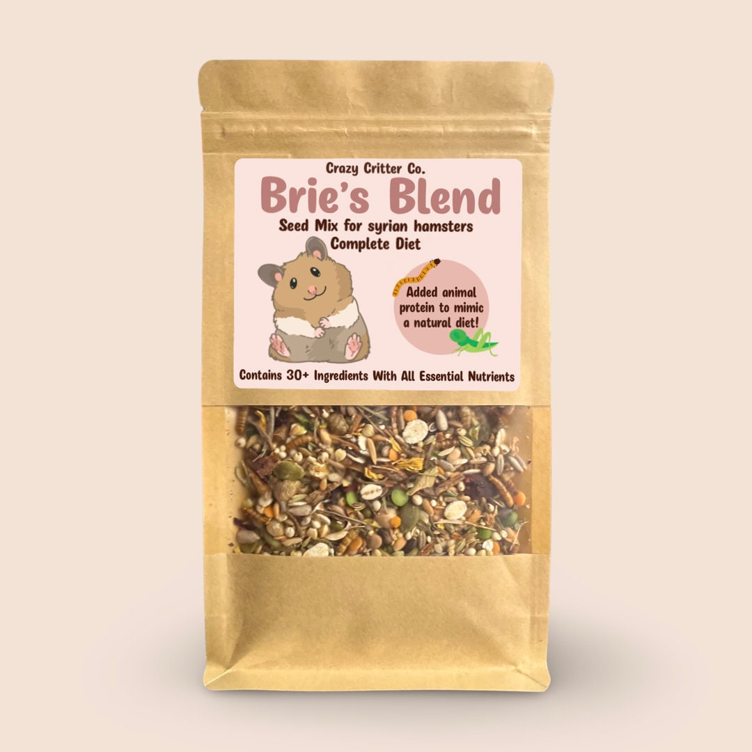 Brie's Blend 250g Syrian Hamster Food Complete Seed Mix for Adult ...