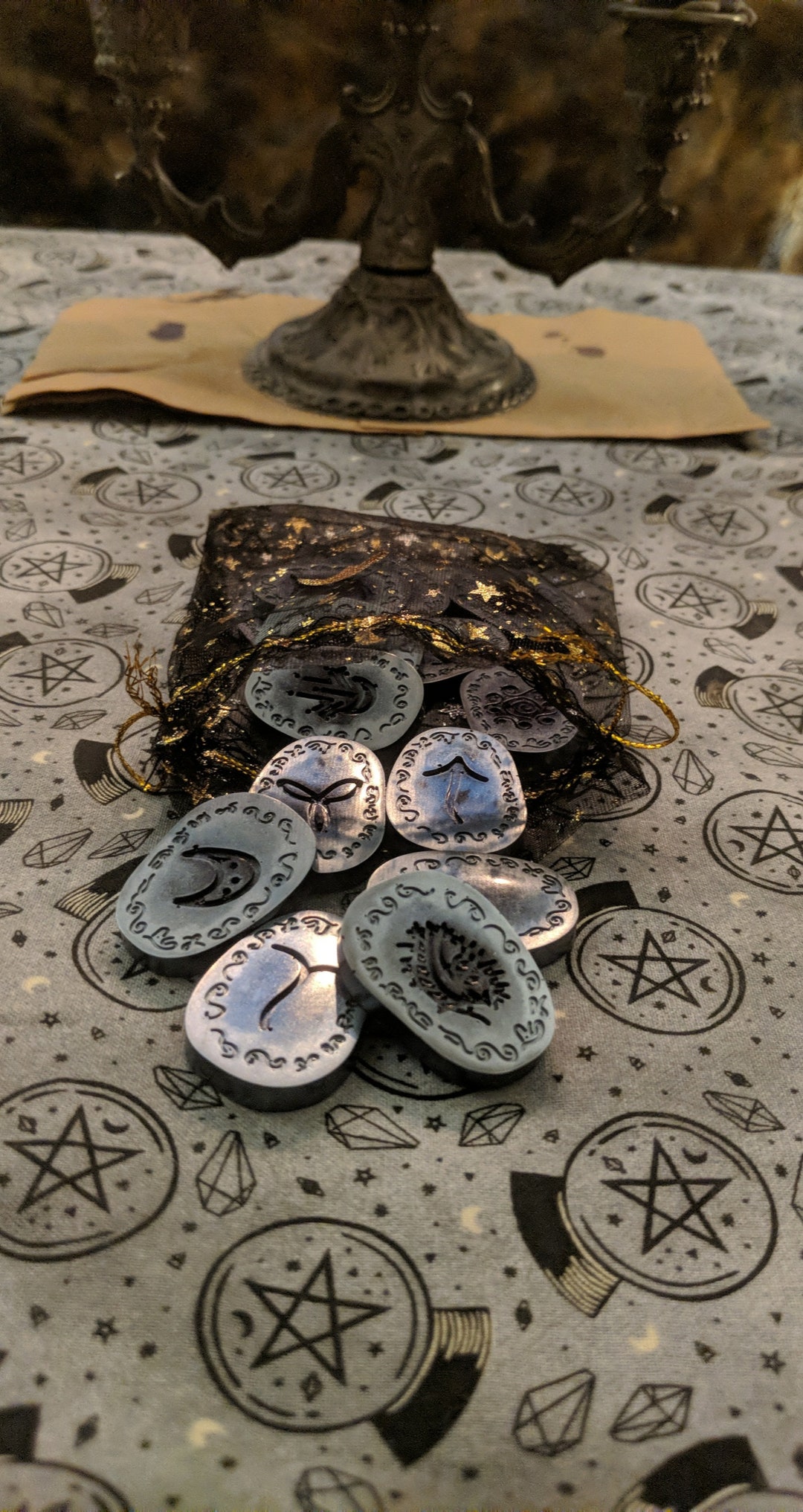 Quick Silver Witches Rune Set - Etsy