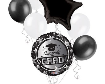 Felicidades Graduada Graduation Balloon Bouquet 7 Balloons | Etsy