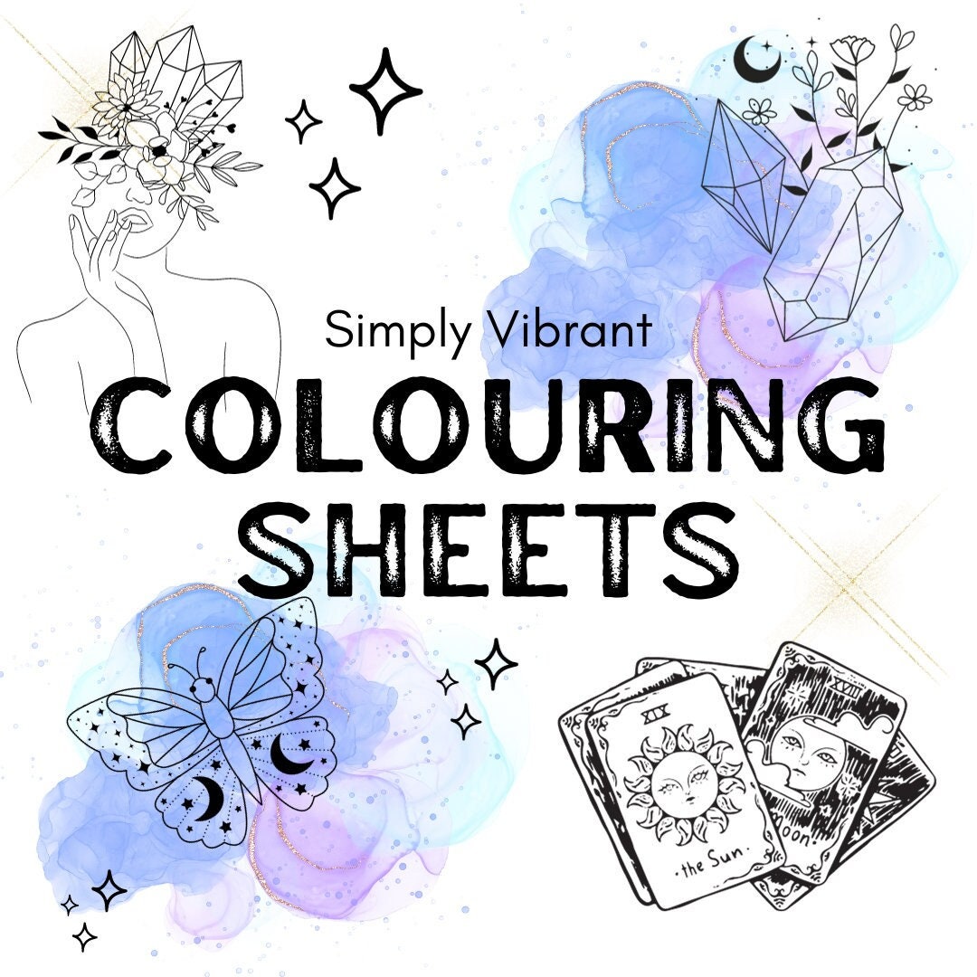 Crystal Manifestation Colouring Pages - 40 Downloadable Colouring ...