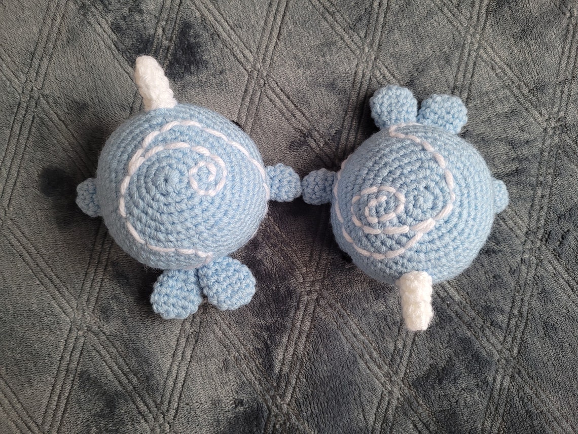 Genshin Impact Inspired Childe / Tartaglia Crochet Whale - Etsy