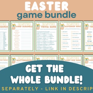 EASTER Scavenger Hunt Printable Game | Easter Party Games, Family Party ...