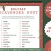 HOLIDAY Scavenger Hunt | Printable Game, Holiday Party, Game Night ...