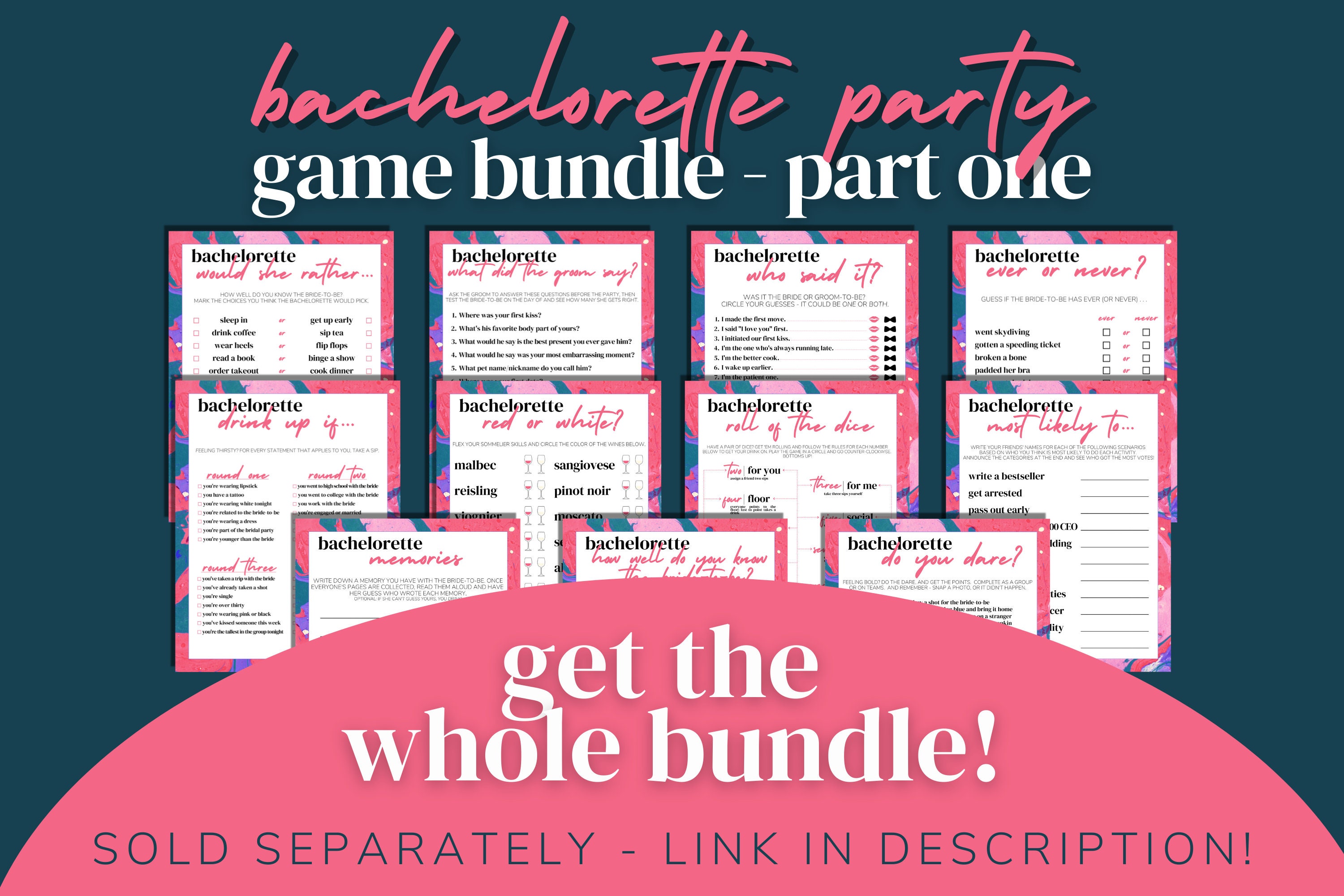 BACHELORETTE PARTY Do You Dare Bachelorette Printables, Hen Party ...