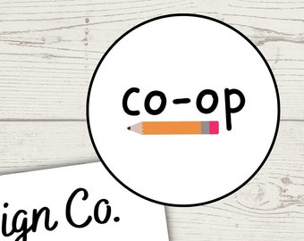 Co Op Stickers - Etsy