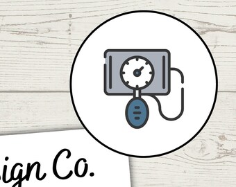 Blood Pressure Planner Stickers Medical Stickers for Planners ...