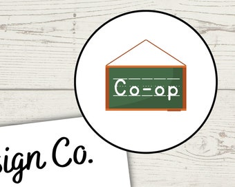 Co Op Stickers - Etsy