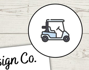 Golf Icons Minimalist Hand Drawn Stickers for Planner, Journal ...