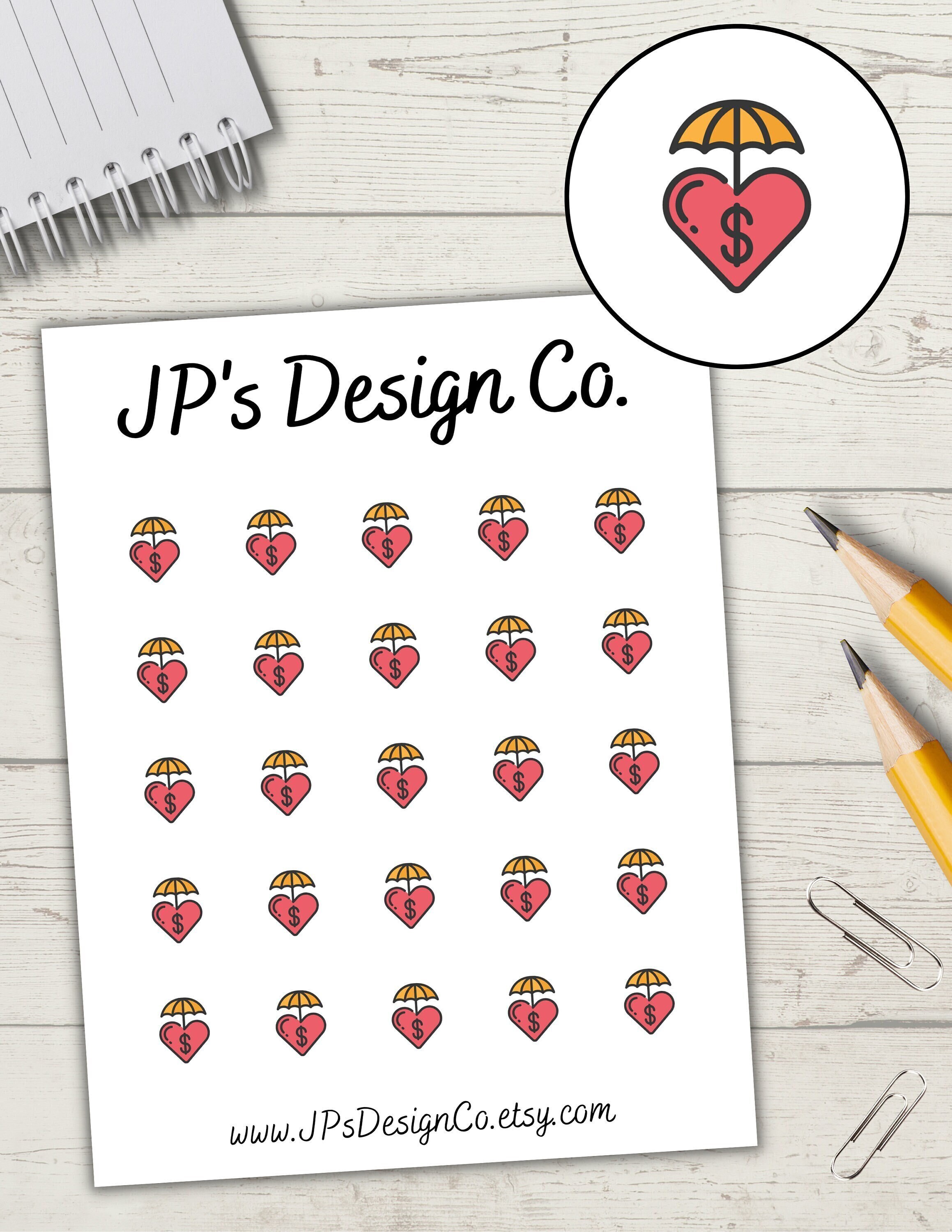 Medical Insurance Planner Stickers, Health Insurance Planner Stickers ...