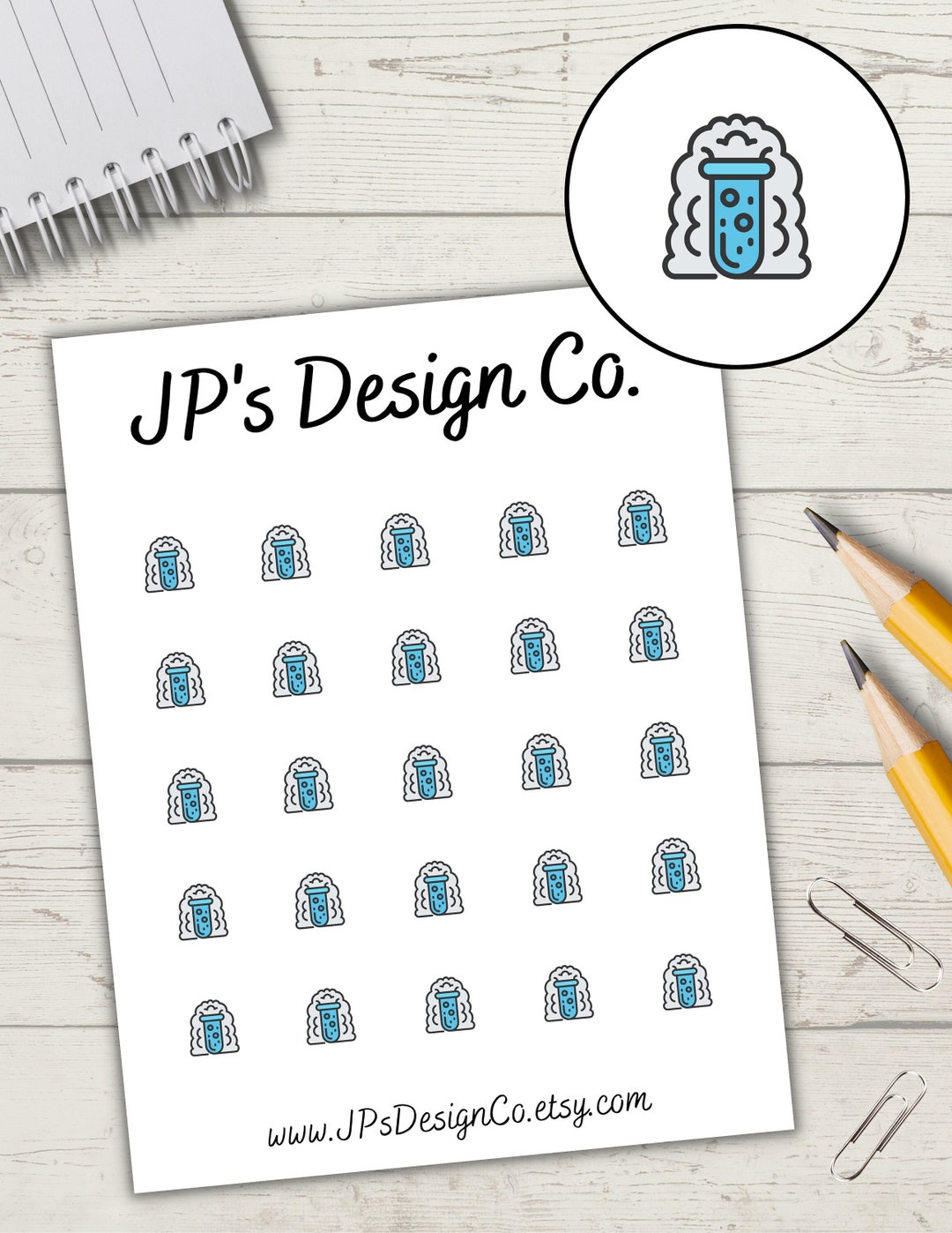 Science Lab Planner Stickers - Etsy