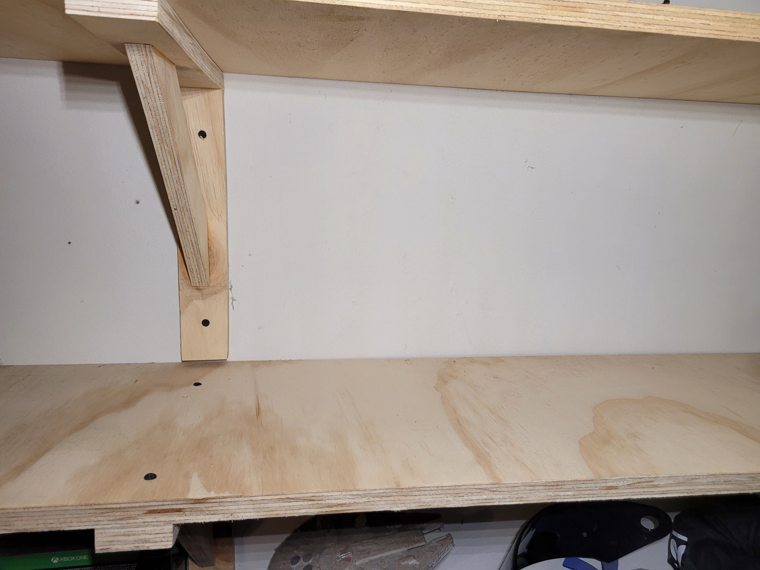Plywood Shelf With Shelf Brackets - Etsy