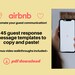 45 Airbnb Message Responses Templates | Airbnb Guest Communication | 45 ...
