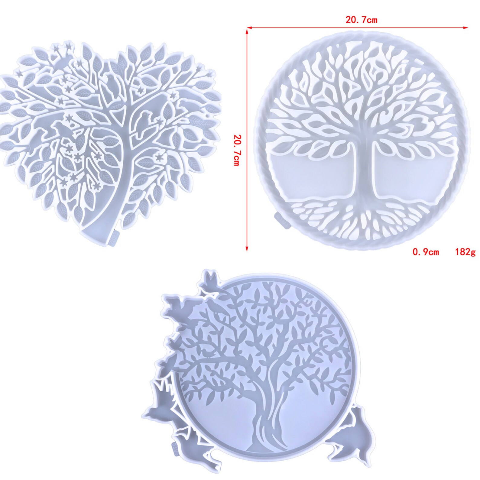 Tree of Life Mold for Wall Decoration Crystal Epoxy Resin Mold Wall ...
