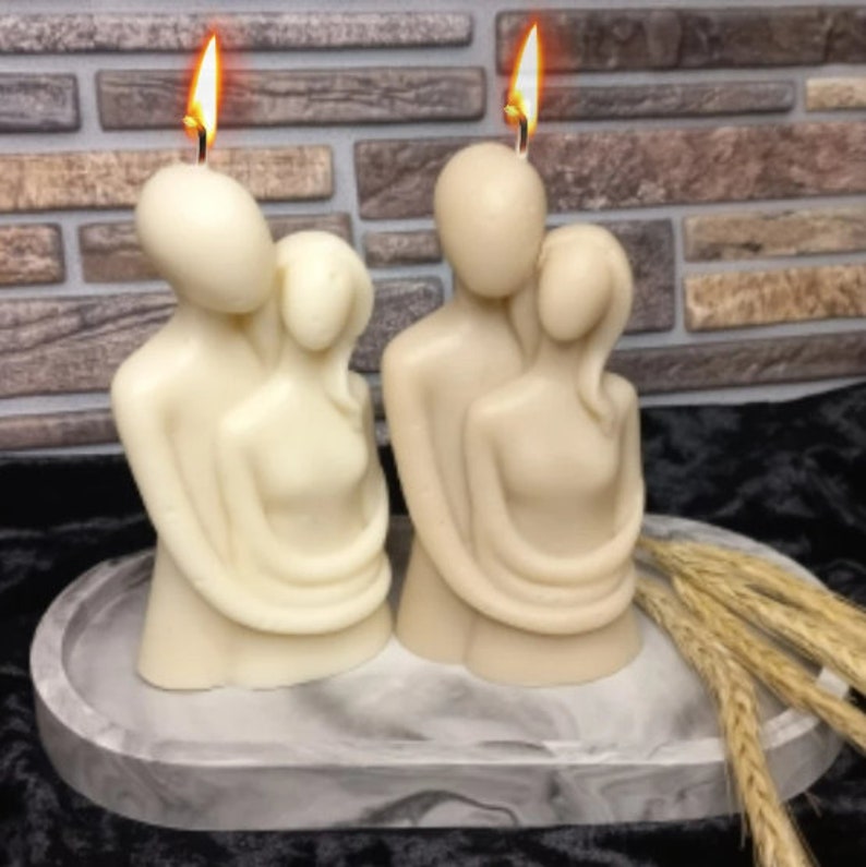 3D Romantic Couple Portrait Lovers Silicone Candle Mold Art - Etsy