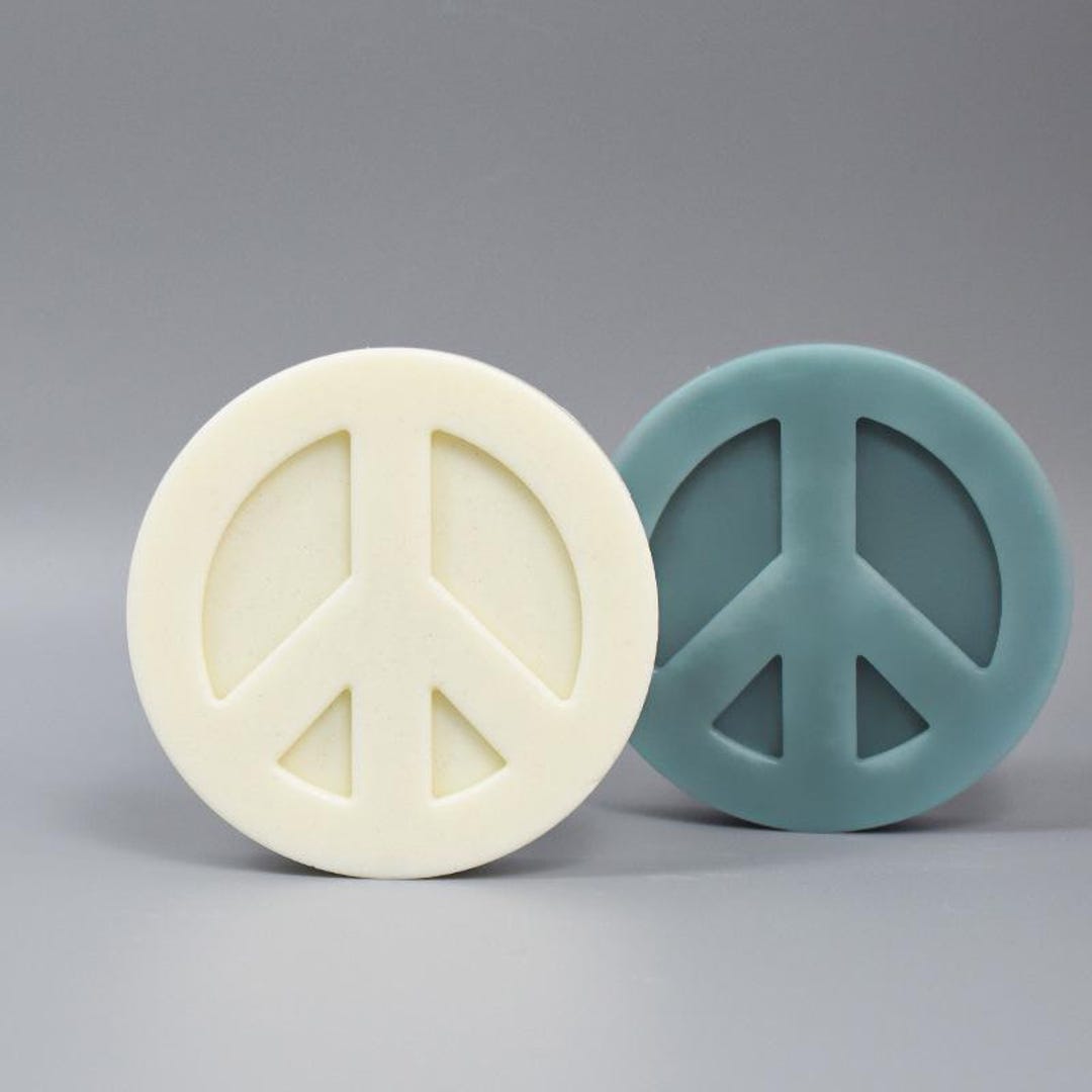 Peace Sign Peace Candle Silicone Mold Candle Peace Silicone Epoxy Resin ...