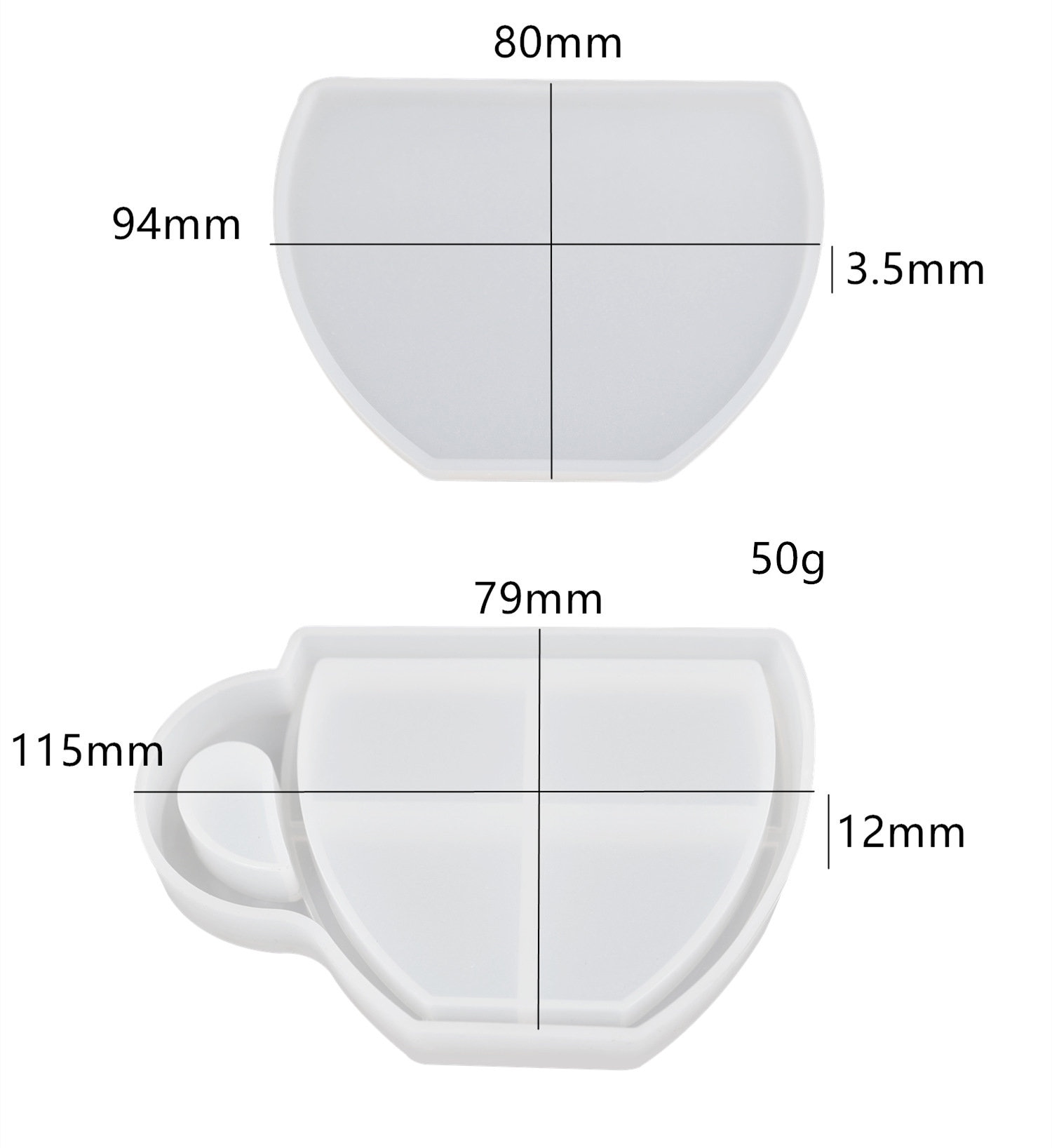 Coffee Cup Coaster Mold Coffee Cup Quicksand Silicone Mold Cup - Etsy