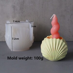 Scallop Shell Vase Silicone Mold , Shell Silicone Vase Mold,home Decor ...