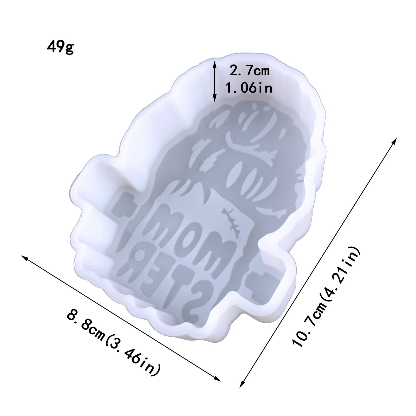 MOMSTER MOM Halloween Car Freshie Mold - Mama Silicone Freshie Molds ...