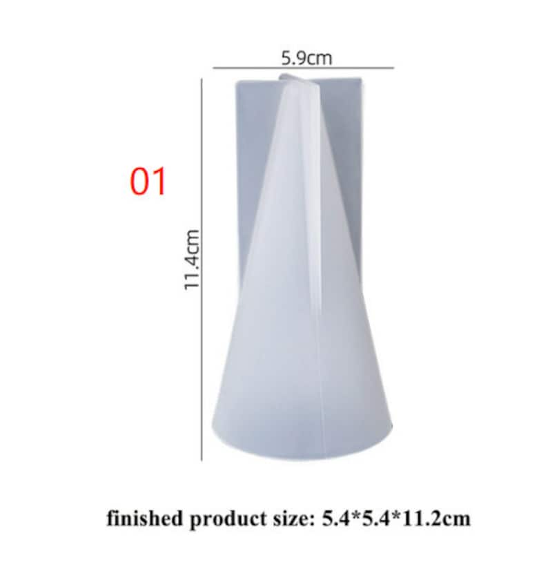 Cement Finger Cone Ring Holder Storage Cone Mold Handmade Jewelry ...