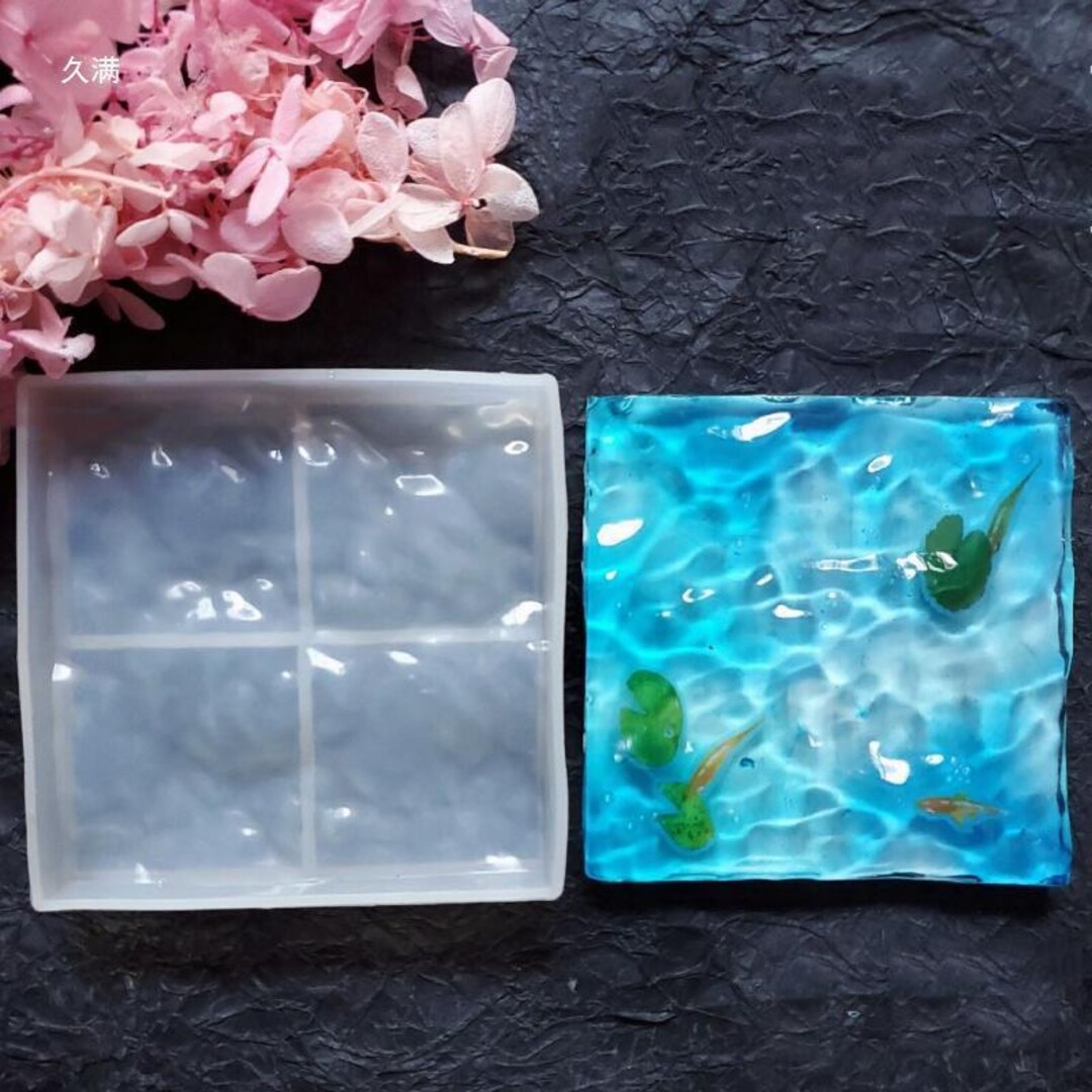 Water Ripple Coaster Mold Coaster Resin Mold Water Wave Mold Jewelry ...