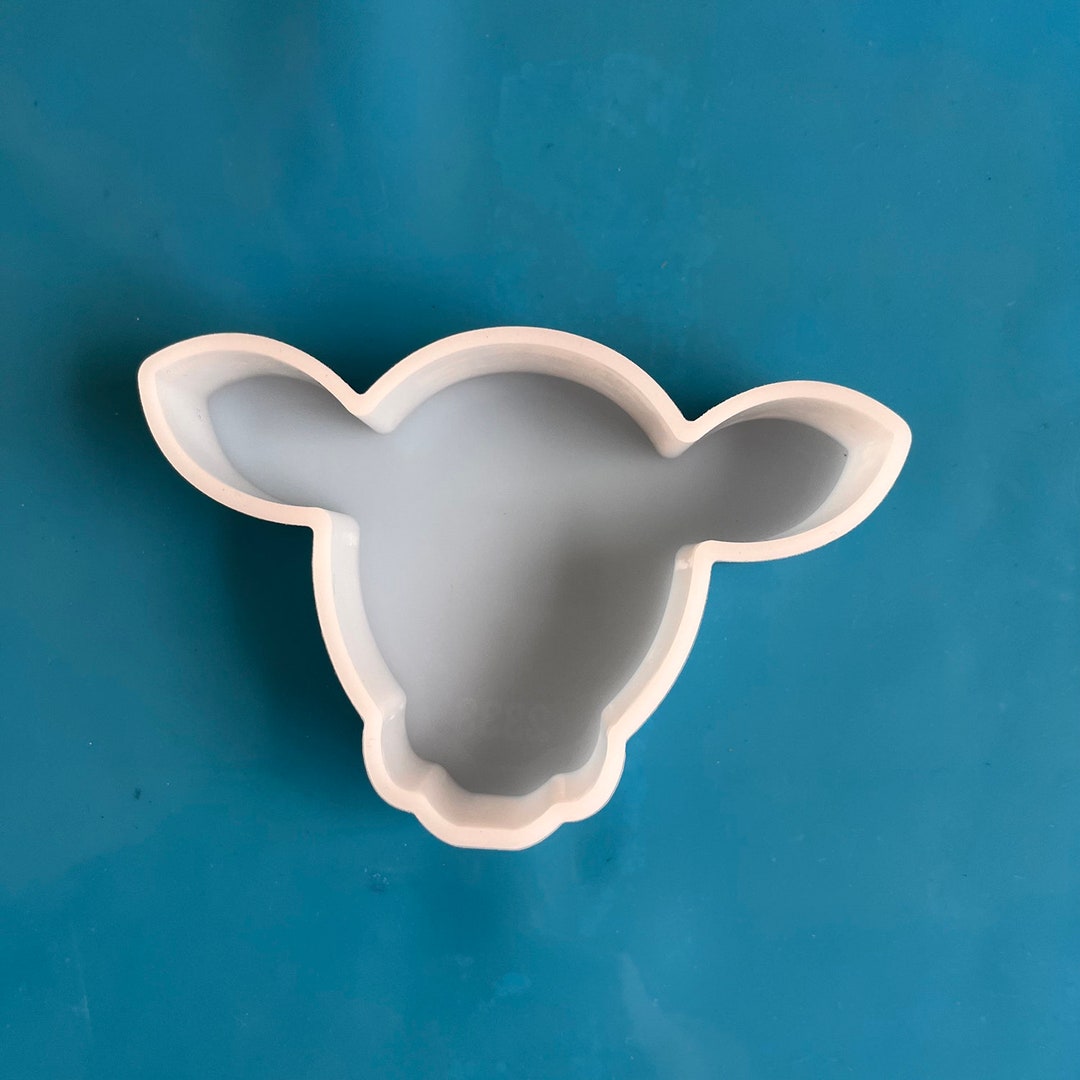 Calf Head Car Freshie Mold - Cow Silicone Epoxy Resin Molds -farm ...