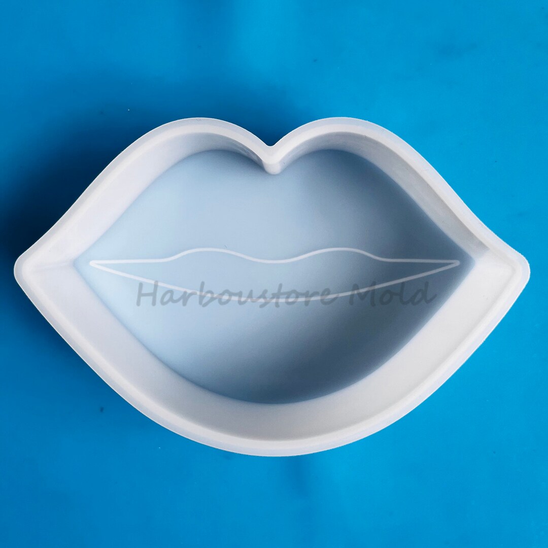 Large Lip Car Freshie Mold - Mouth Silicone Epoxy Resin Molds ...