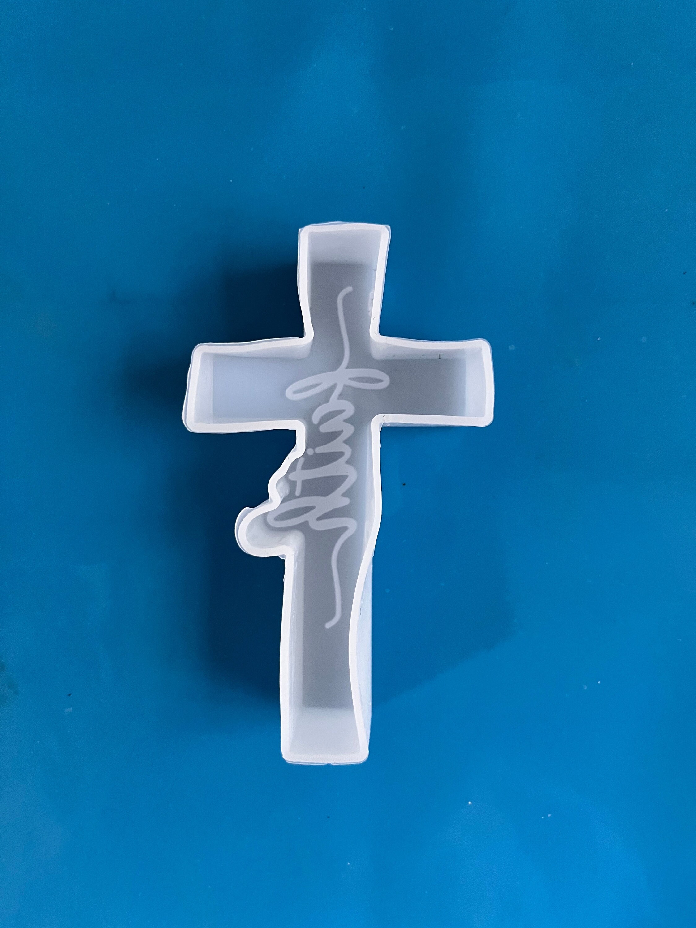 Cross Car Freshie Mold - Faith Cross Silicone Epoxy Resin Molds ...