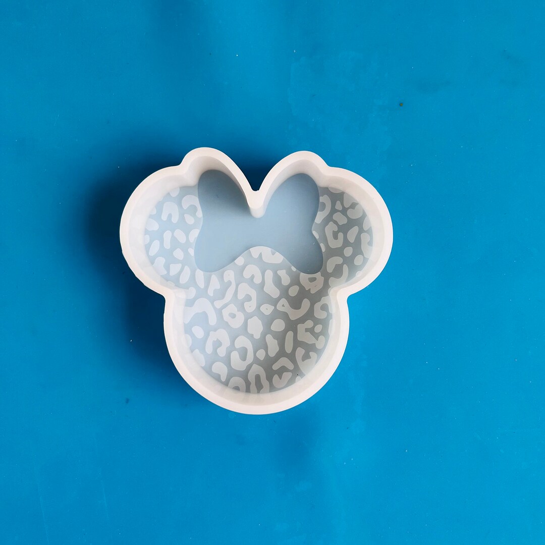 Mouse Car Freshie Mold -leopard Minnie Mold- Silicone Epoxy Resin Molds ...