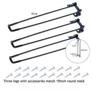 19inch 14inch Round Epoxy Resin Table Mold Unique Coffee Table Epoxy ...