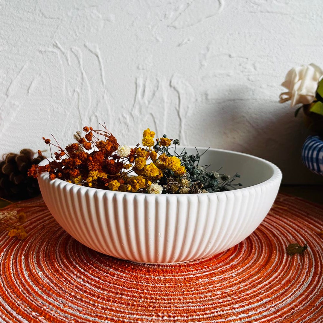 23cm Round Large Bowl Silicone Mold Epoxy RESIN Mold Round Terrazzo ...