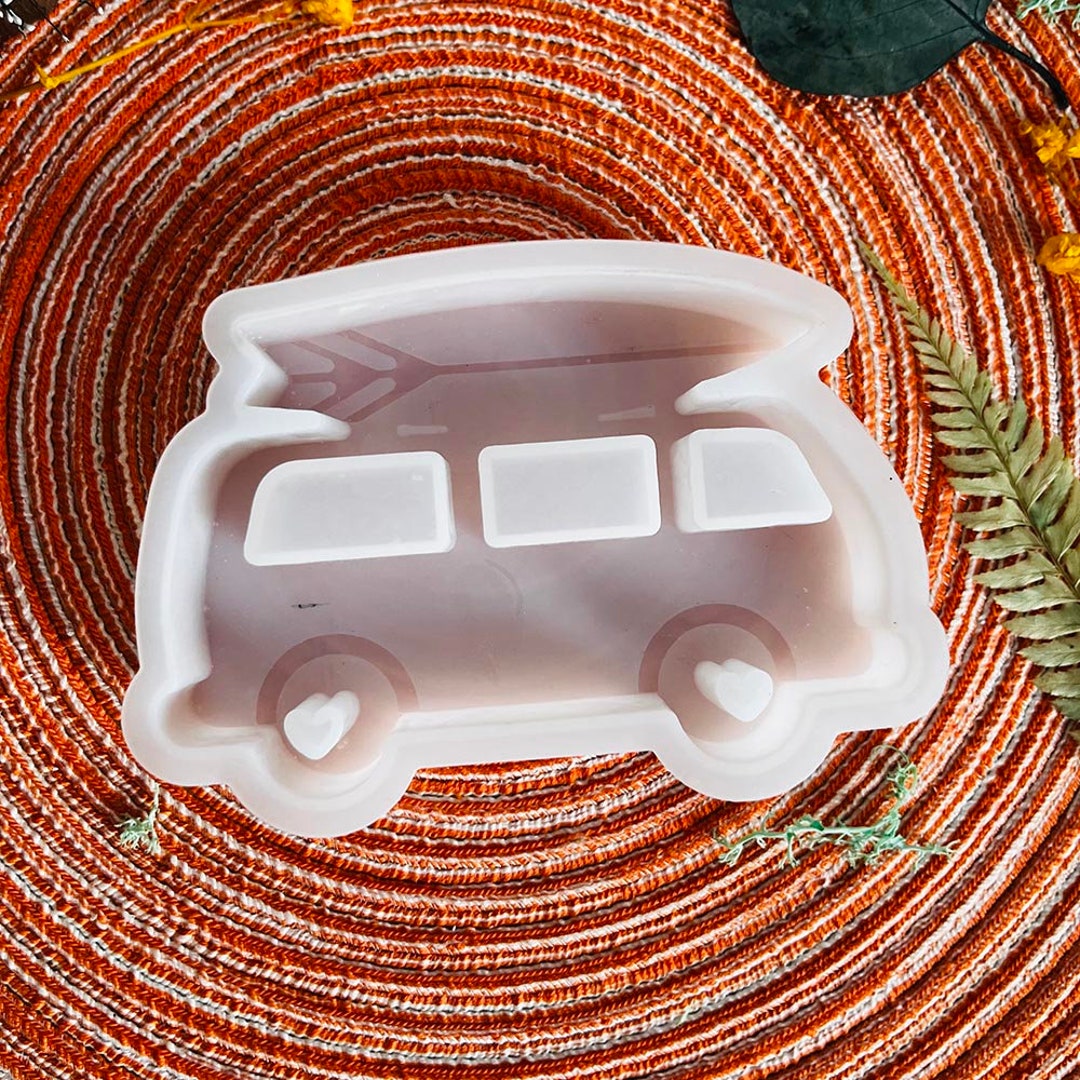 Seaside BUS Mold- Car Freshie Mold -vans Silicone Epoxy Resin Molds ...
