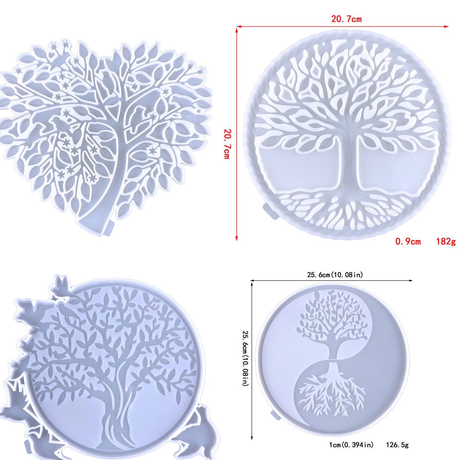 Tree of Life Mold for Wall Decoration Crystal Epoxy Resin Mold Wall ...