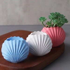 Scallop Shell Vase Silicone Mold , Shell Silicone Vase Mold,home Decor ...