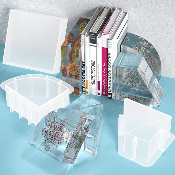 Large Resin Molds Large Square Molds large Flower Preservation Silicone Resin Molds Large Bookend Mold Resin Molds for Decor Etsy