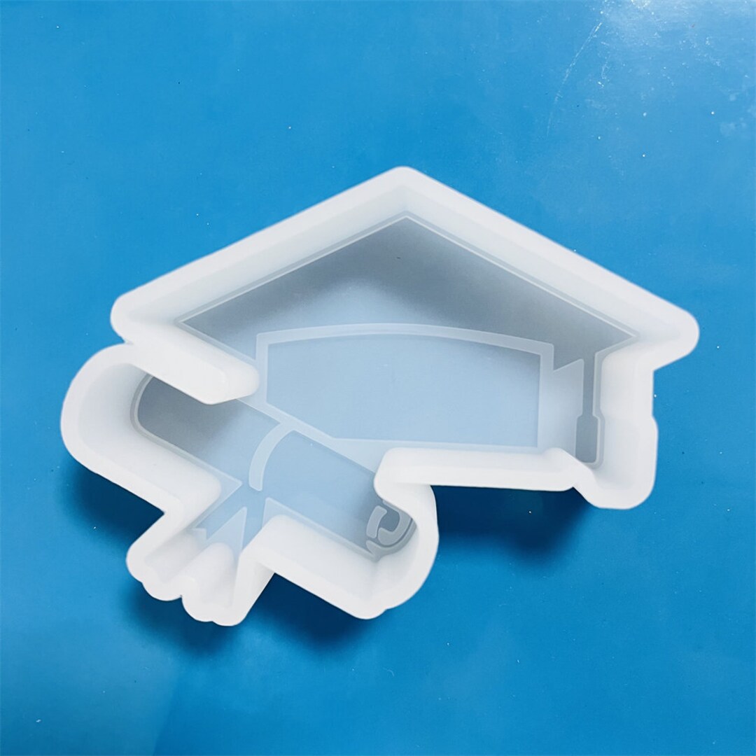 Graduation Hat Freshie Mold Silicone Epoxy Resin Molds Silicone Molds ...