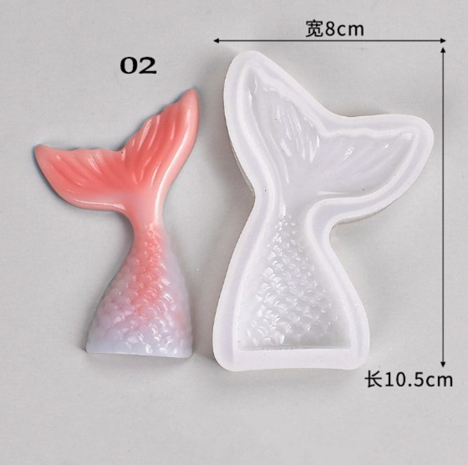 3 Mermaid Tail Mold Fish Tail Mold Epoxy Resin Tool Diy - Etsy