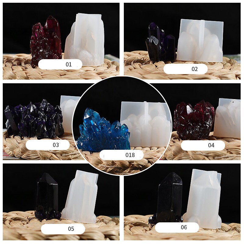 Crystal Cluster Mold for Crystal Epoxy Mold Geode Mold Crystal - Etsy