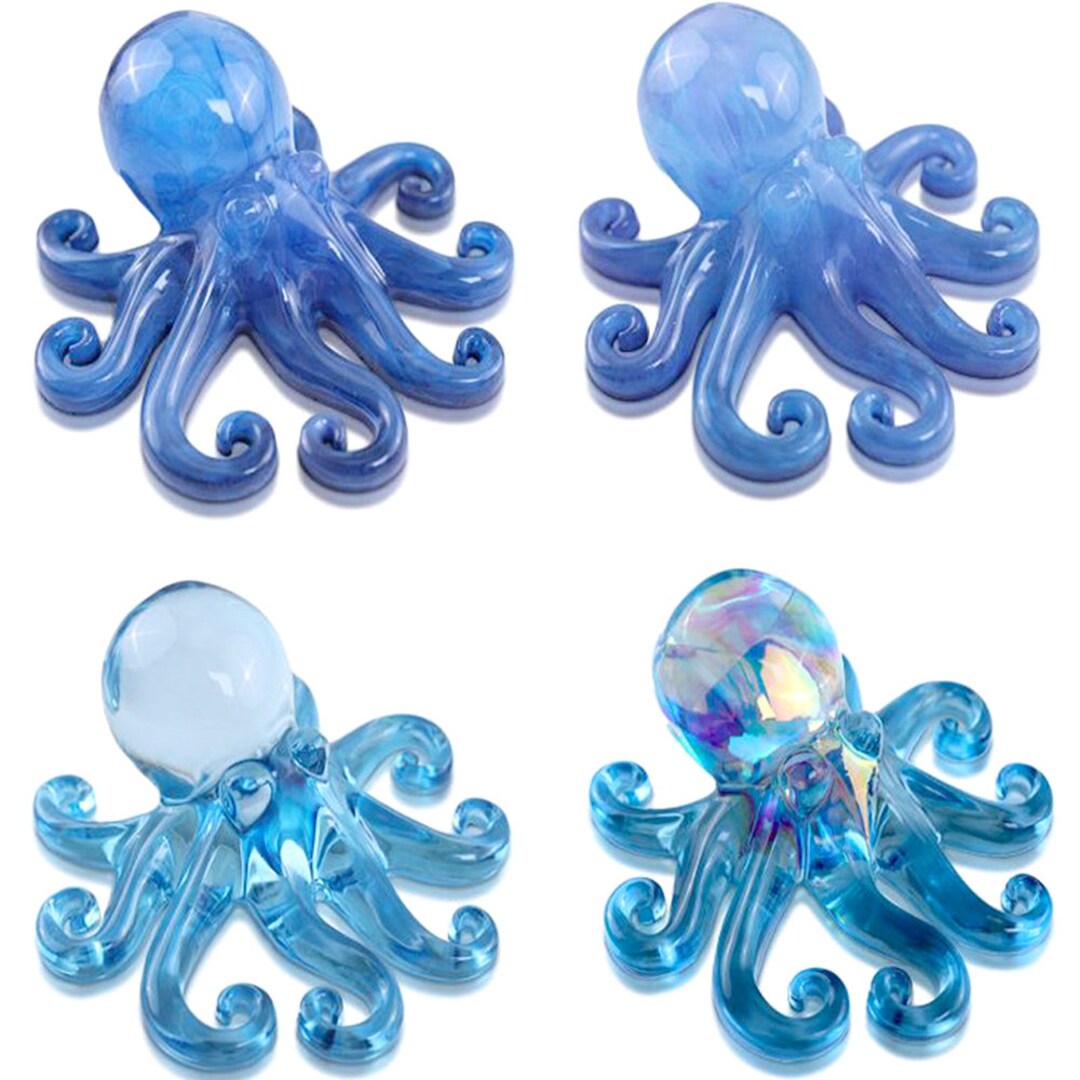 3D Octopus Silicone Mold DIY Handmade Crystal Epoxy Resin Plaster Molds ...