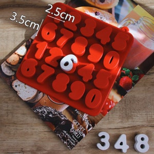 Concrete 26 Letter Molds Number Silicone Mold Concrete Capital Letter ...