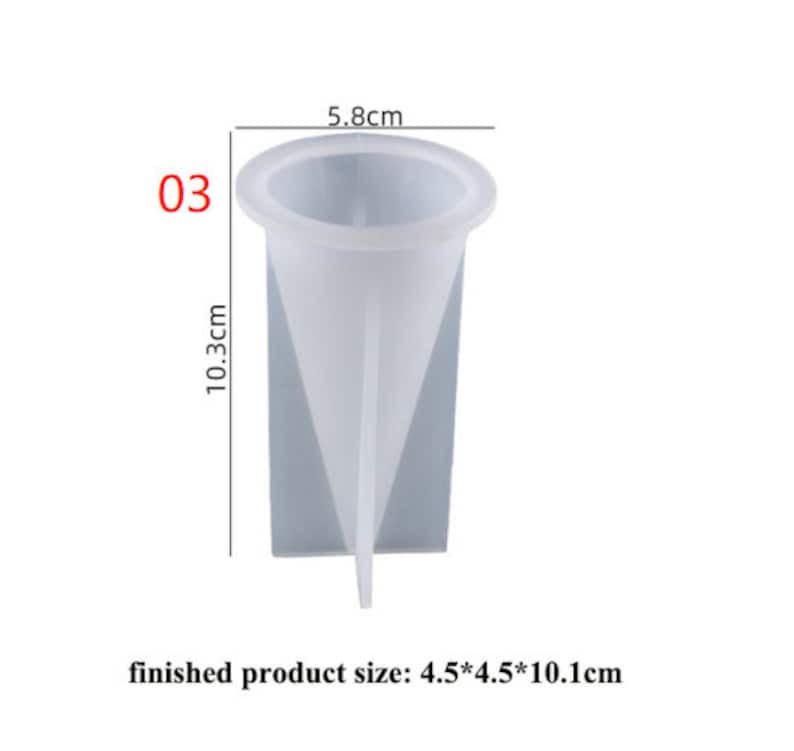 Cement Finger Cone Ring Holder Storage Cone Mold Handmade Jewelry ...