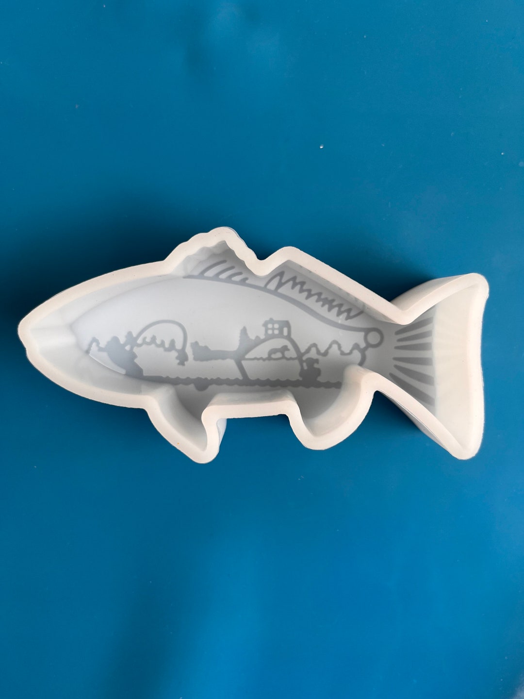 FISH Mold Car Freshie Mold Fishing Silicone Epoxy Resin Molds Fishing ...