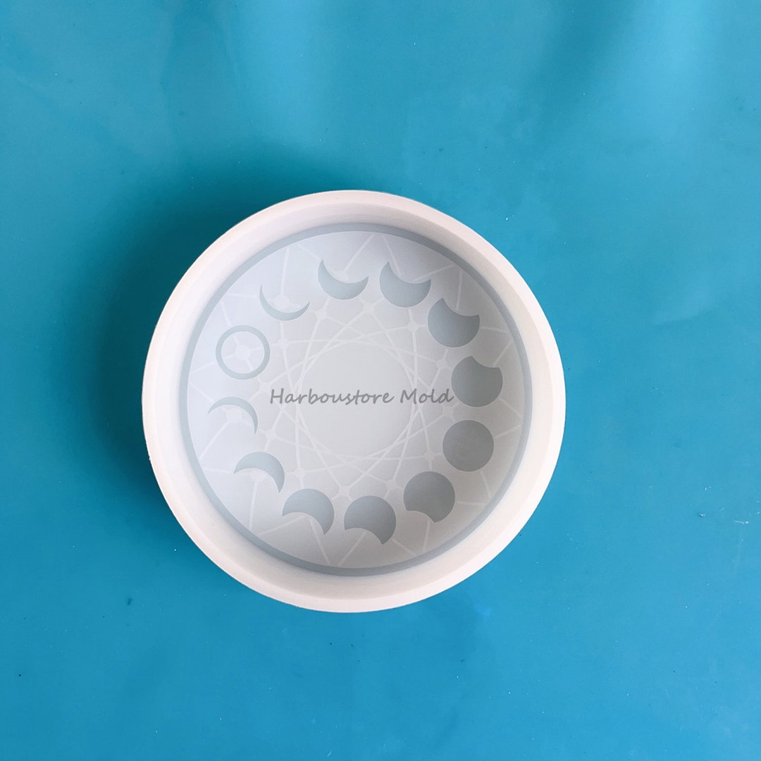 Moon Phase Car Freshie Mold - Lunar Silicone Epoxy Resin Molds - Molds ...
