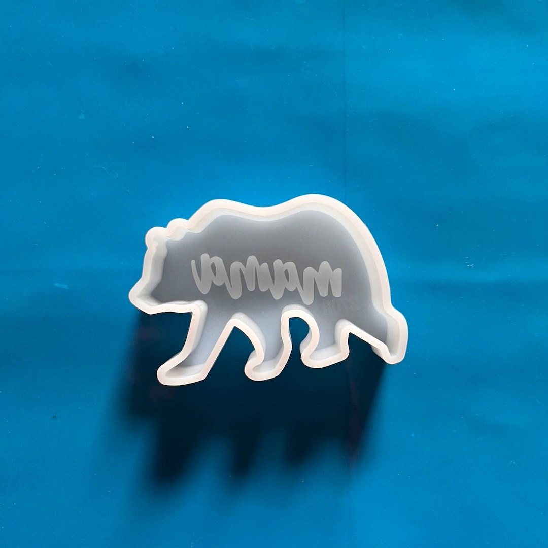 BEAR Car Freshie Mold - Mama Bear Silicone Epoxy Resin Molds - Silicone ...