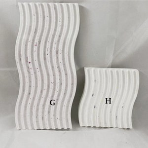 Large Long Arch Tray Concrete Mold Art Cement Coaster Silicone Mold ...