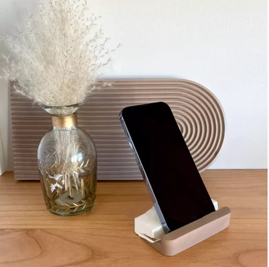 Rectangle ROUND Phone Holder Cement Molds Concrete Silicone - Etsy