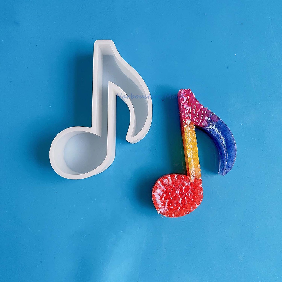 Music Note Car Freshie Mold - Music Mark Silicone Molds Oven Safe ...
