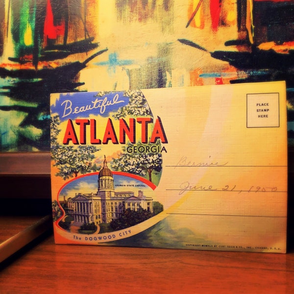 Postcard Folder - Etsy