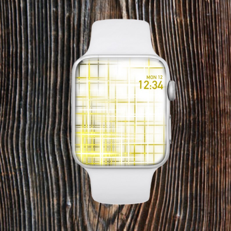 Gold Checkered, Watch Face, Watchface, Apple Watch, Smartwatch, Lock ...